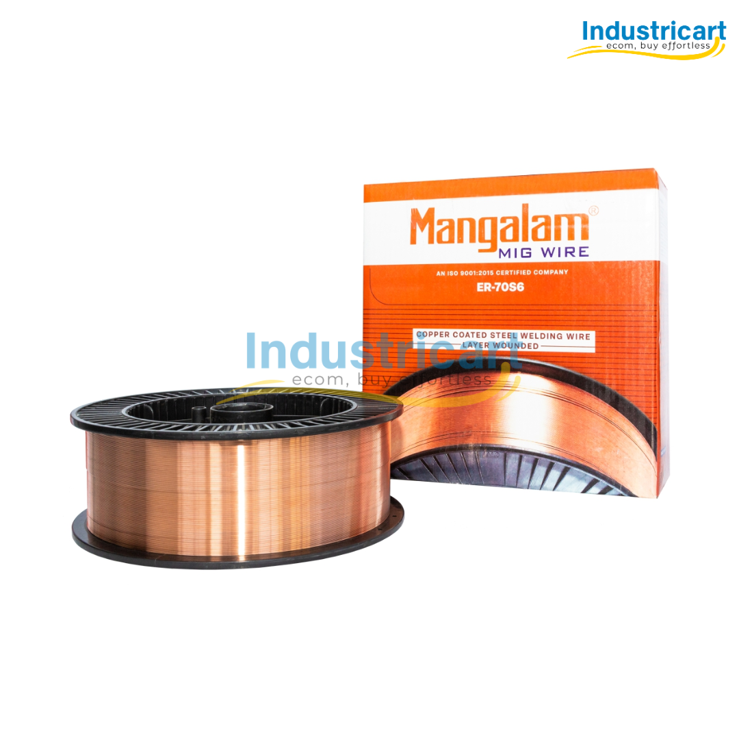 MANGALAM MIG WIRE (CO2 SPOOL) ER70S-6, 15 KG BOX – Industricart